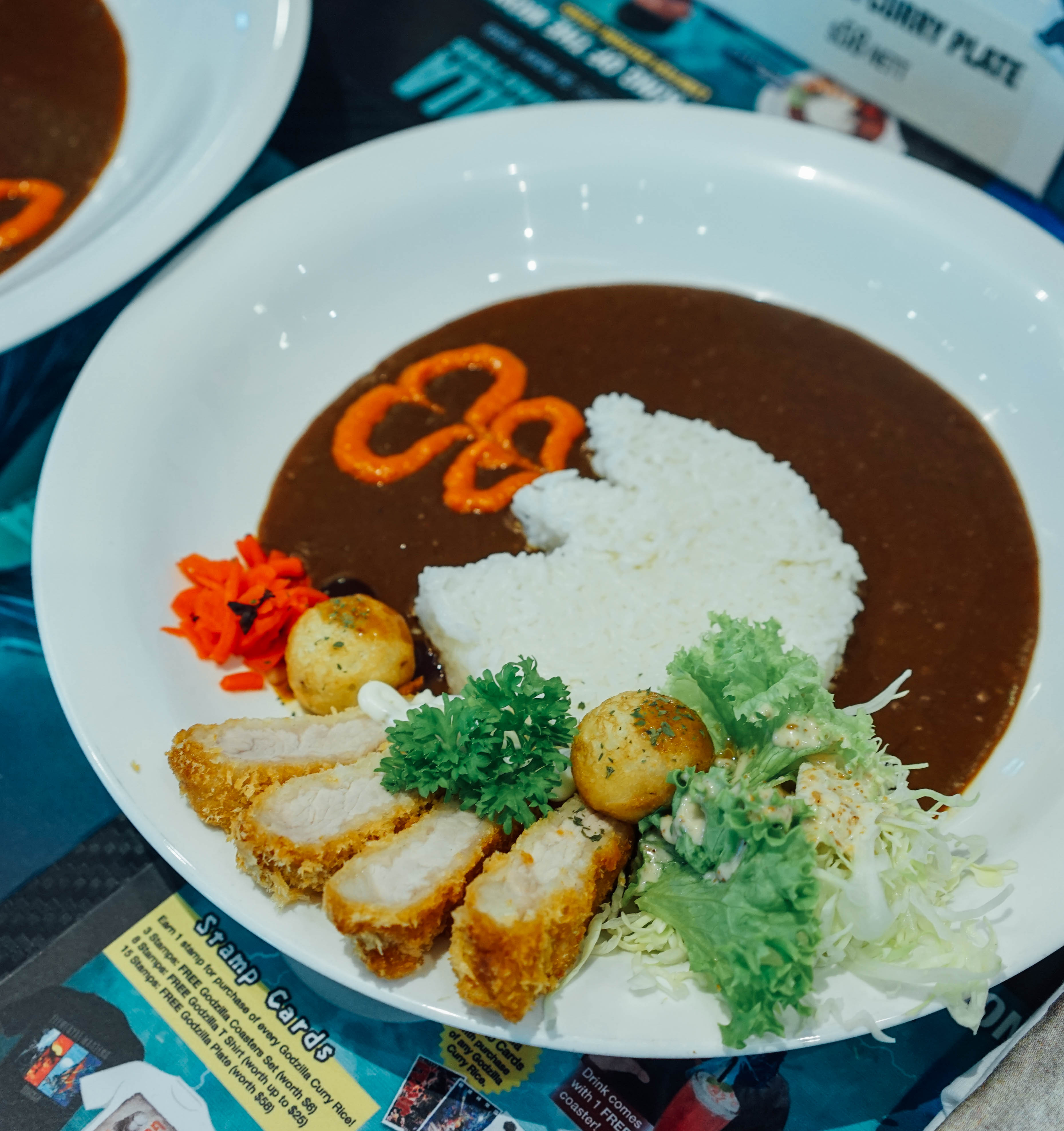 Godzilla: King of the Monsters Themed Curry Rice @ Monster Curry (18 ...