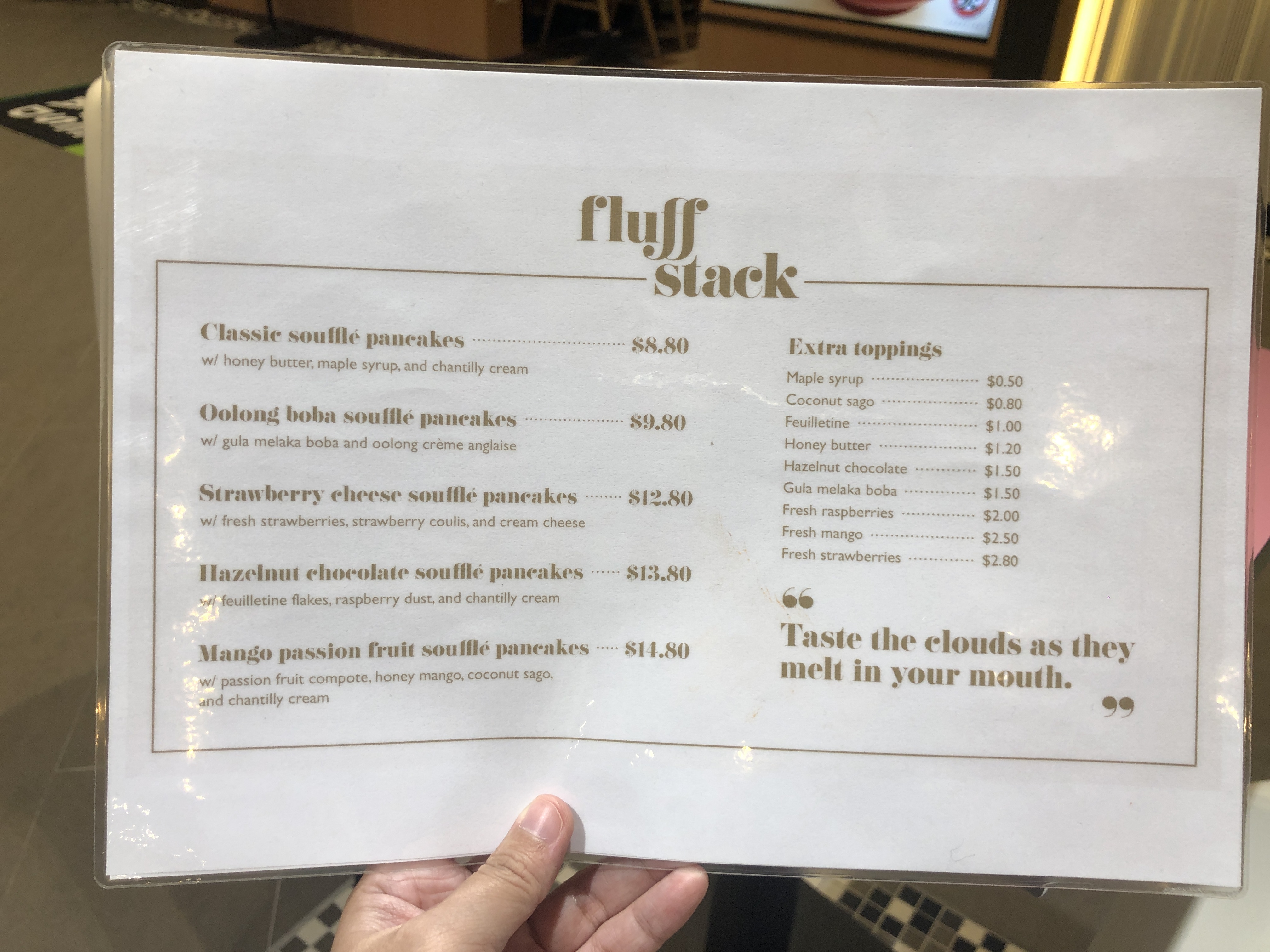 Fluff Stack @ Suntec City West Wing, City Hall – Soufflé Pancakes ...