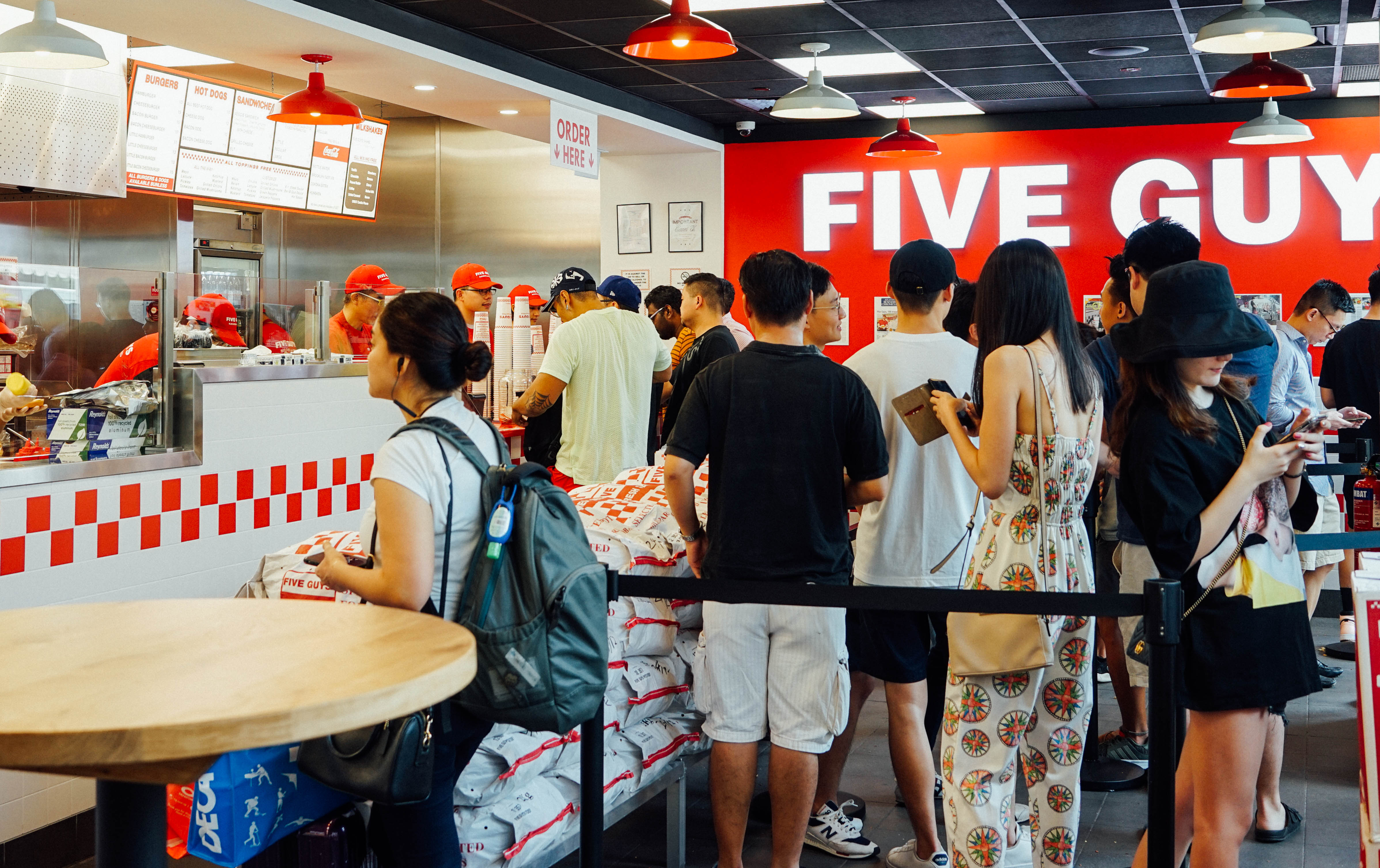 Five Guys @ Plaza Singapura, Dhoby Ghaut – American Chain with ...