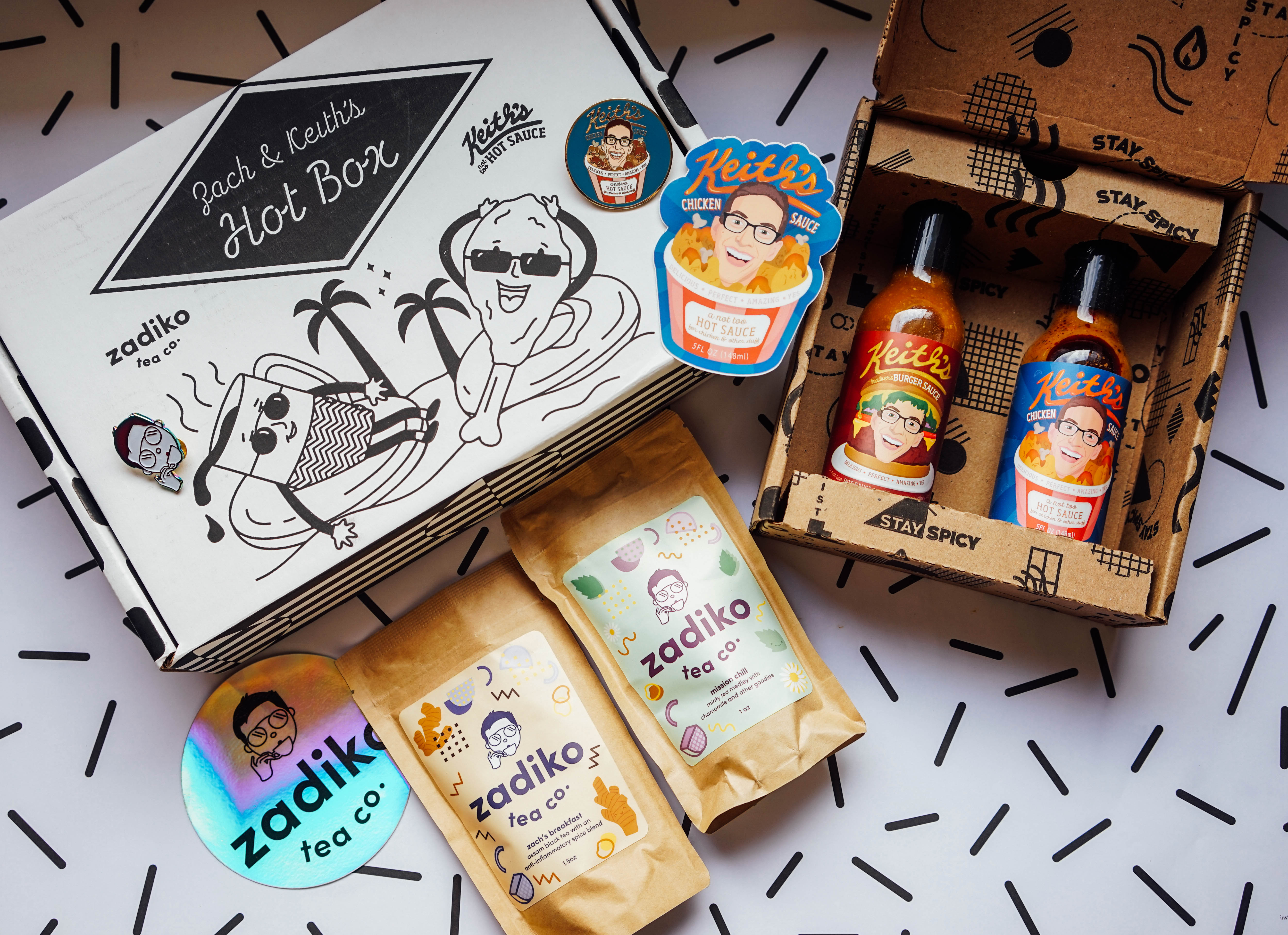 Zach & Keith’s Hot Box – Hot Sauce and Tea by Try Guys’ Zach and Keith ...