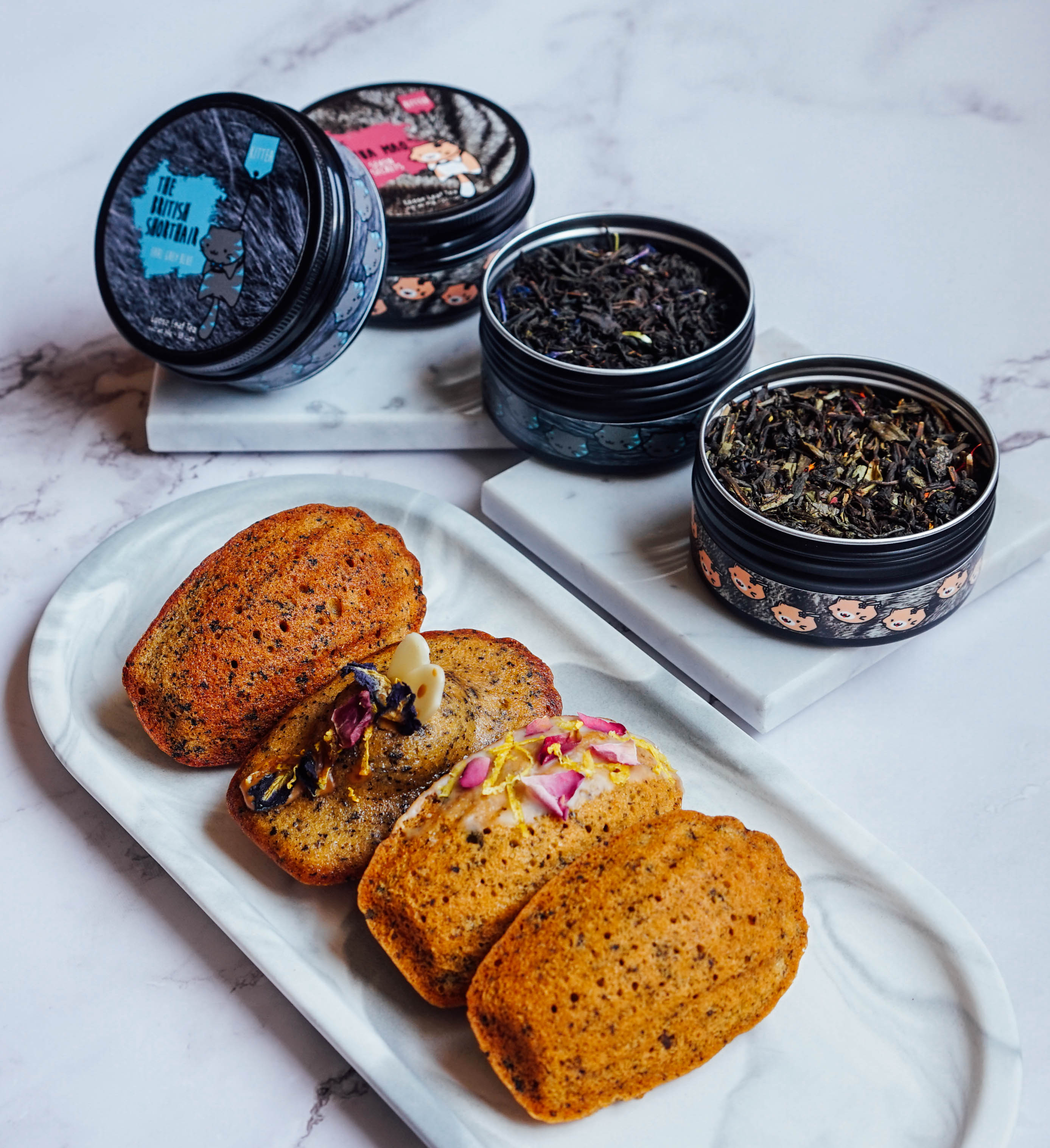 Kittea x The Woody Baker Tea Time Set – Enjoy Tea-Infused Madeleines ...