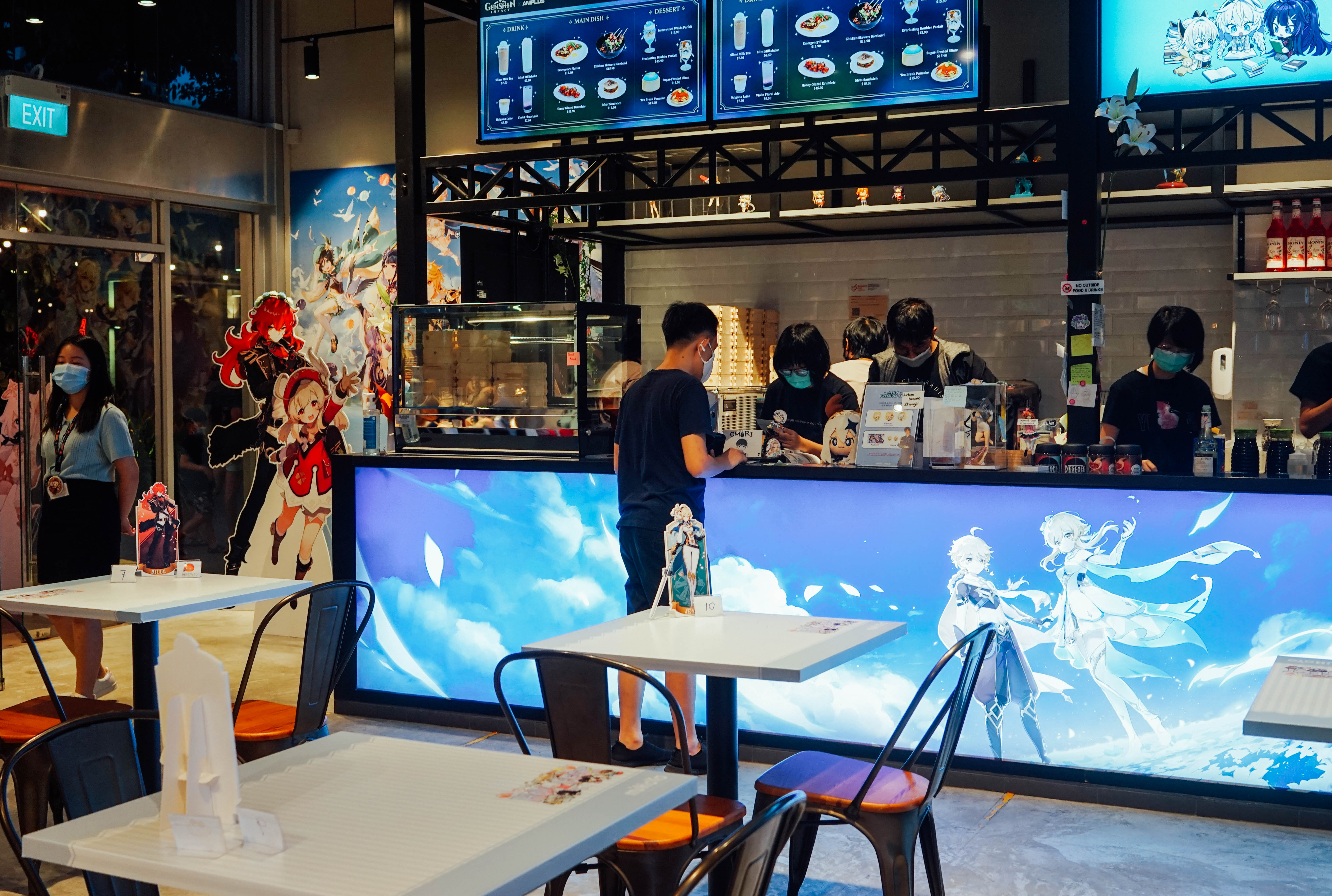 Aniplus Cafe x Genshin Impact @ Esplanade Mall, City Hall – Anime Food ...