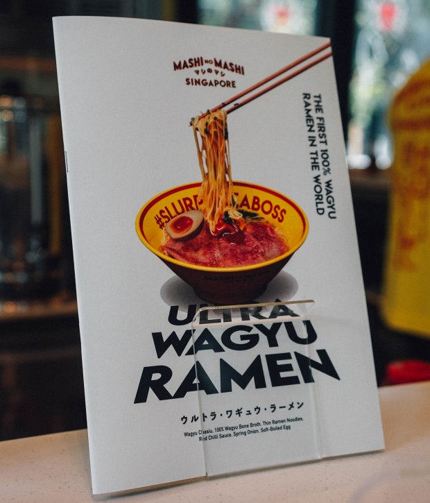 Mashi no Mashi @ Guoco Midtown, Bugis – World’s First All-Wagyu Ramen Opens in Singapore Where ...